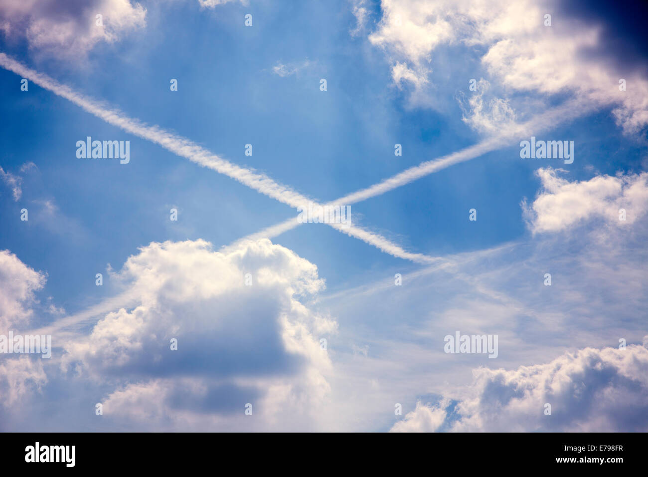 Scottish flag pattern in the clouds hi-res stock photography and images ...