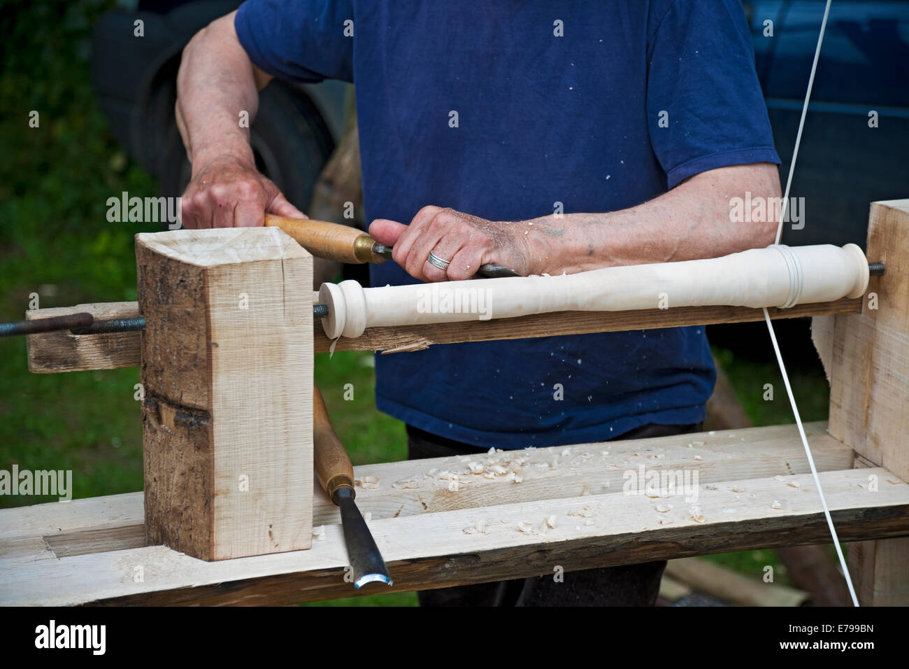 Woodturning lathe hi-res stock photography and images - Alamy