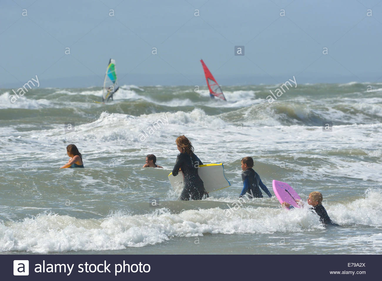West Wittering Beach In Sussex Stock Photos & West Wittering Beach In ...