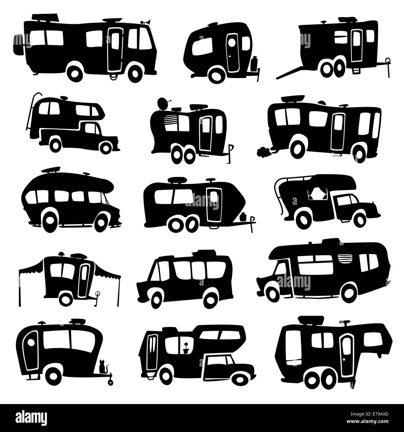 Recreational vehicle graphic hi-res stock photography and images - Alamy