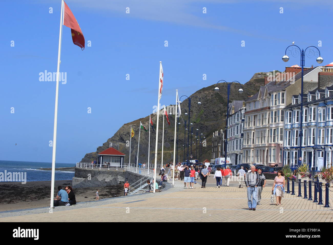 Aberystwyth promenade hi-res stock photography and images - Alamy