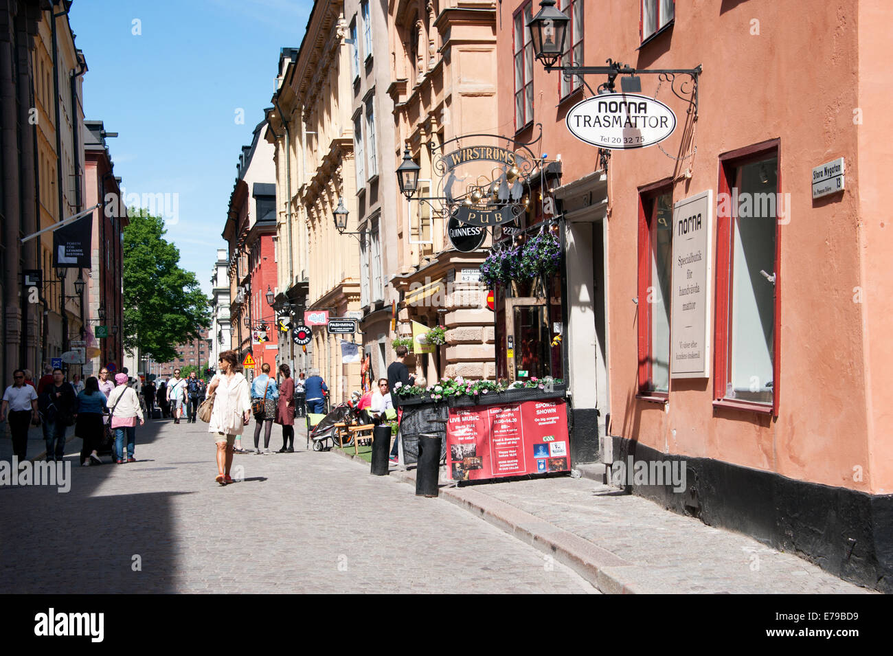 Historic city Gamla Stan, Stockholm Stock Photo - Alamy
