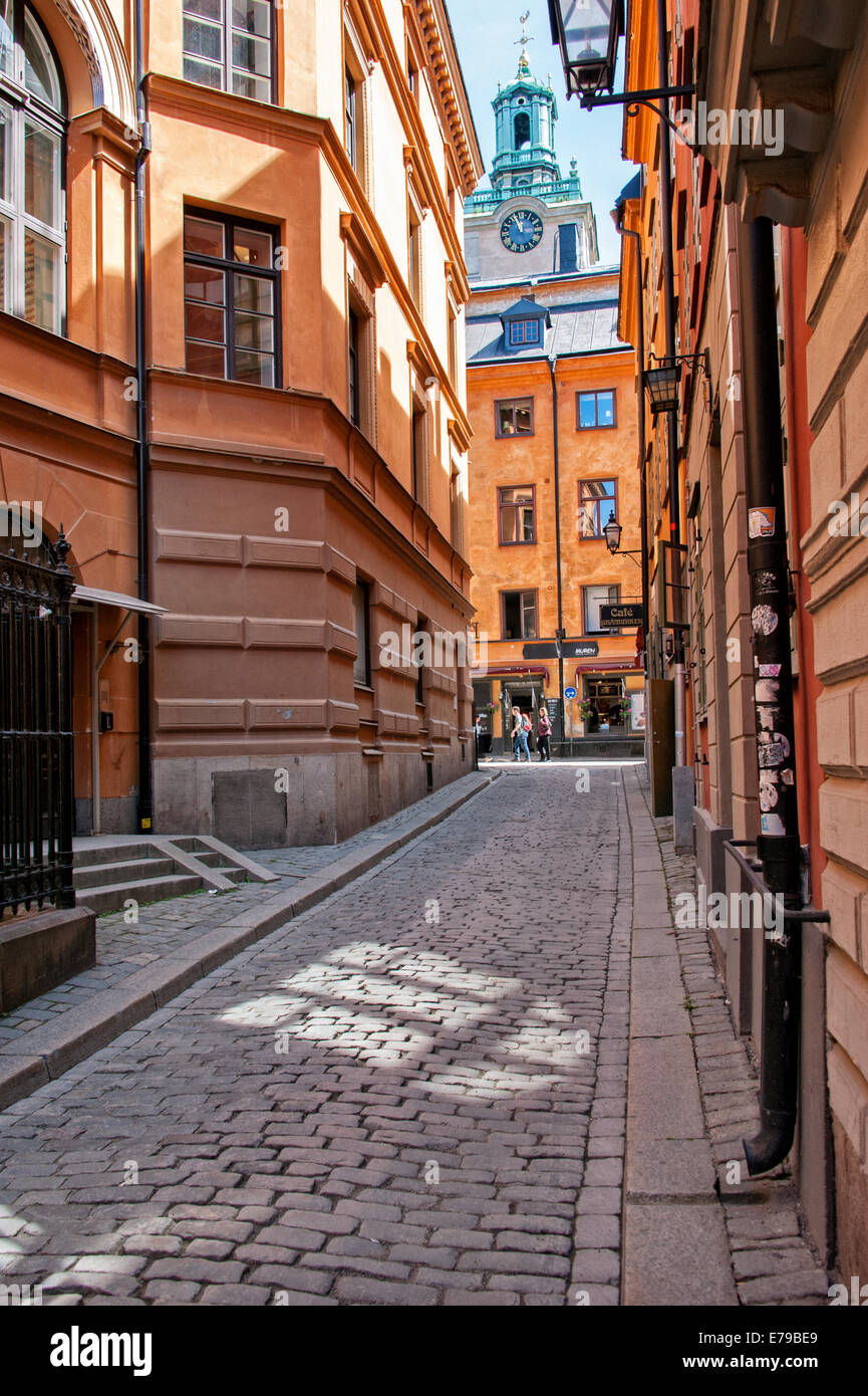 Historic city Gamla Stan, Stockholm Stock Photo - Alamy