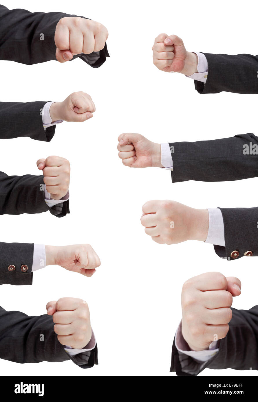 Side view fist hand gesture hi-res stock photography and images - Alamy