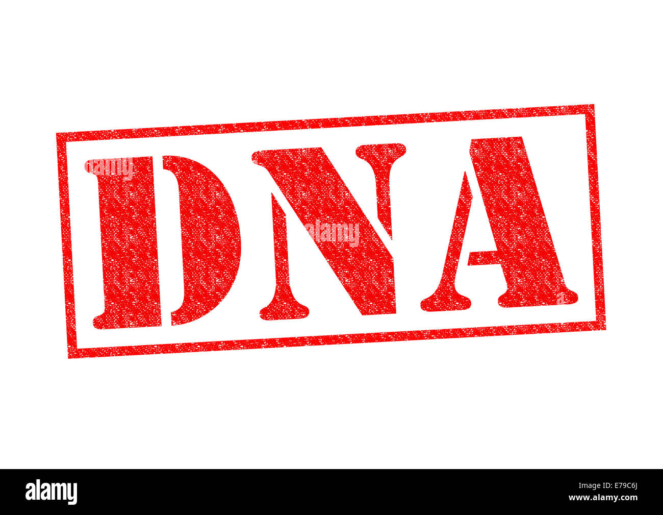 DNA red Rubber Stamp over a white background Stock Photo - Alamy
