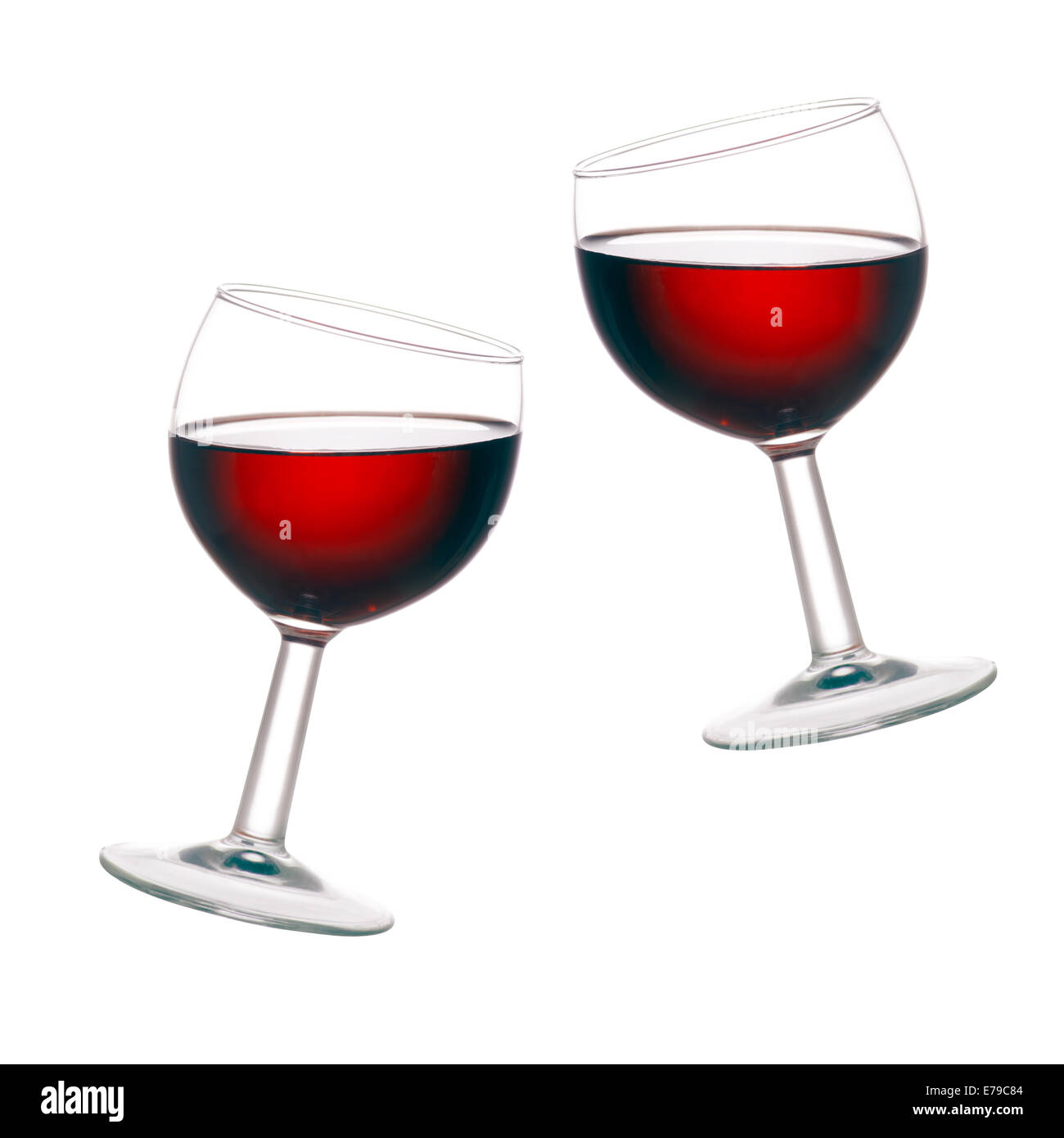 Wine glasses clinking Cut Out Stock Images & Pictures - Alamy