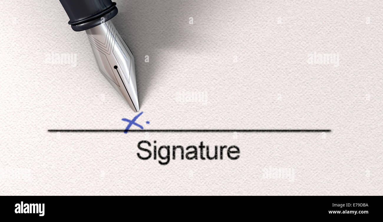 A white paper with a black line printed in ink showing the area for a ...