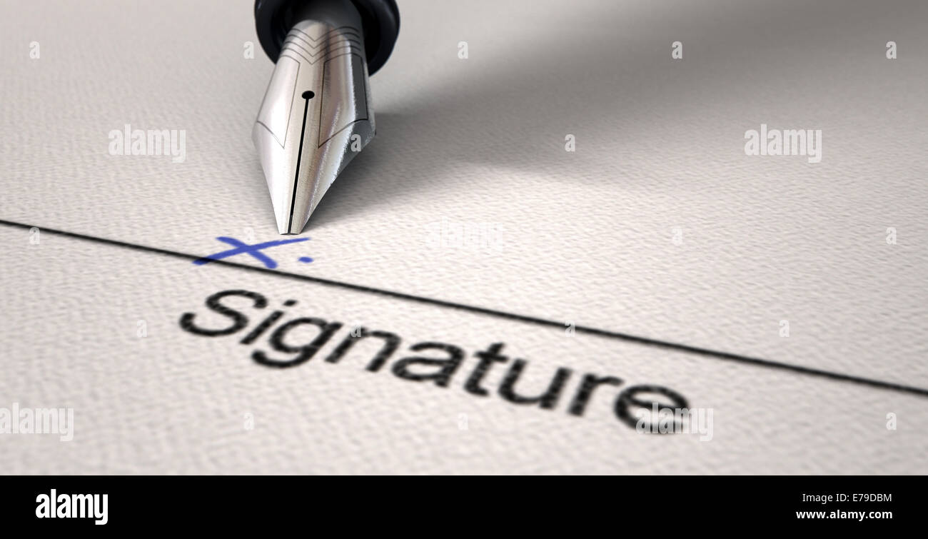 A white paper with a black line printed in ink showing the area for a ...