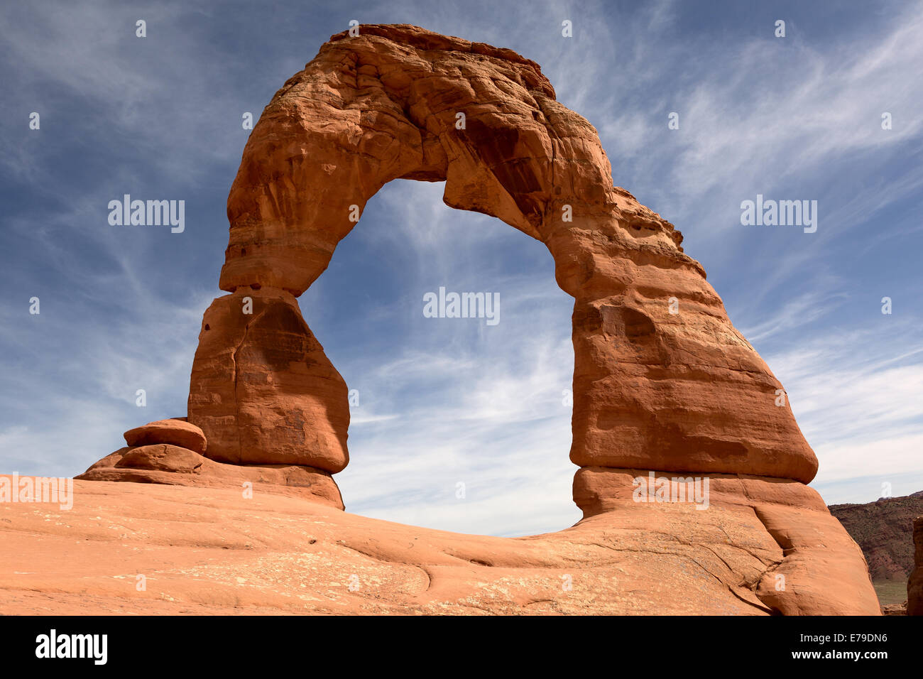 Delicate Arch in Arches National Park Utah Stock Photo - Alamy