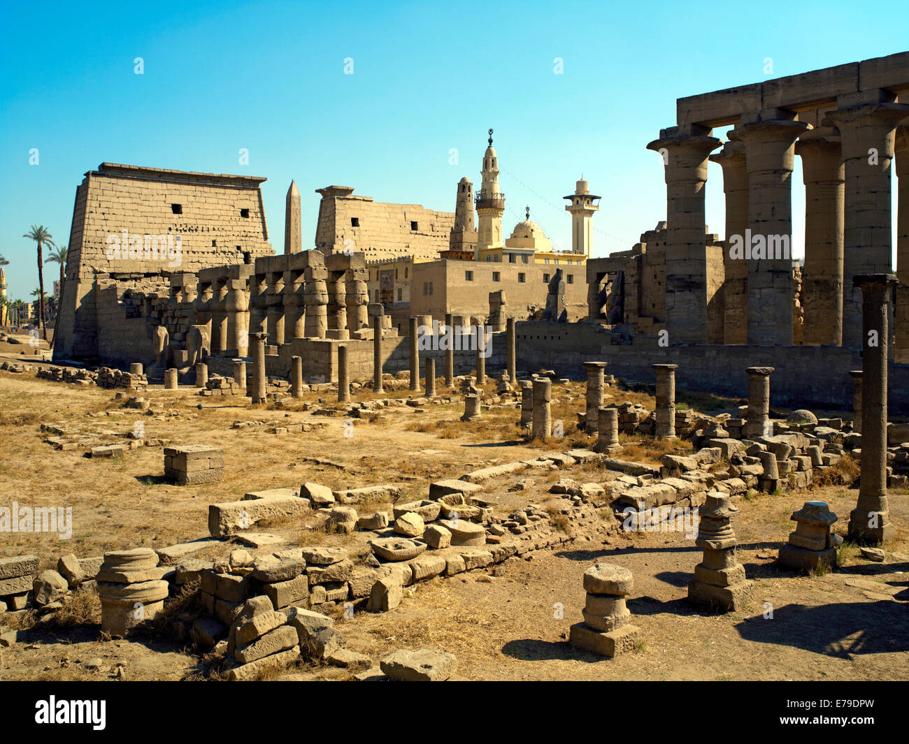 The Temple of Amun at Luxor Stock Photo - Alamy