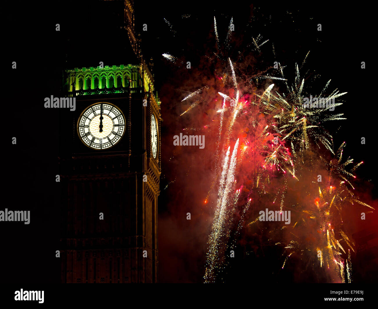 Big ben fireworks hi-res stock photography and images - Alamy