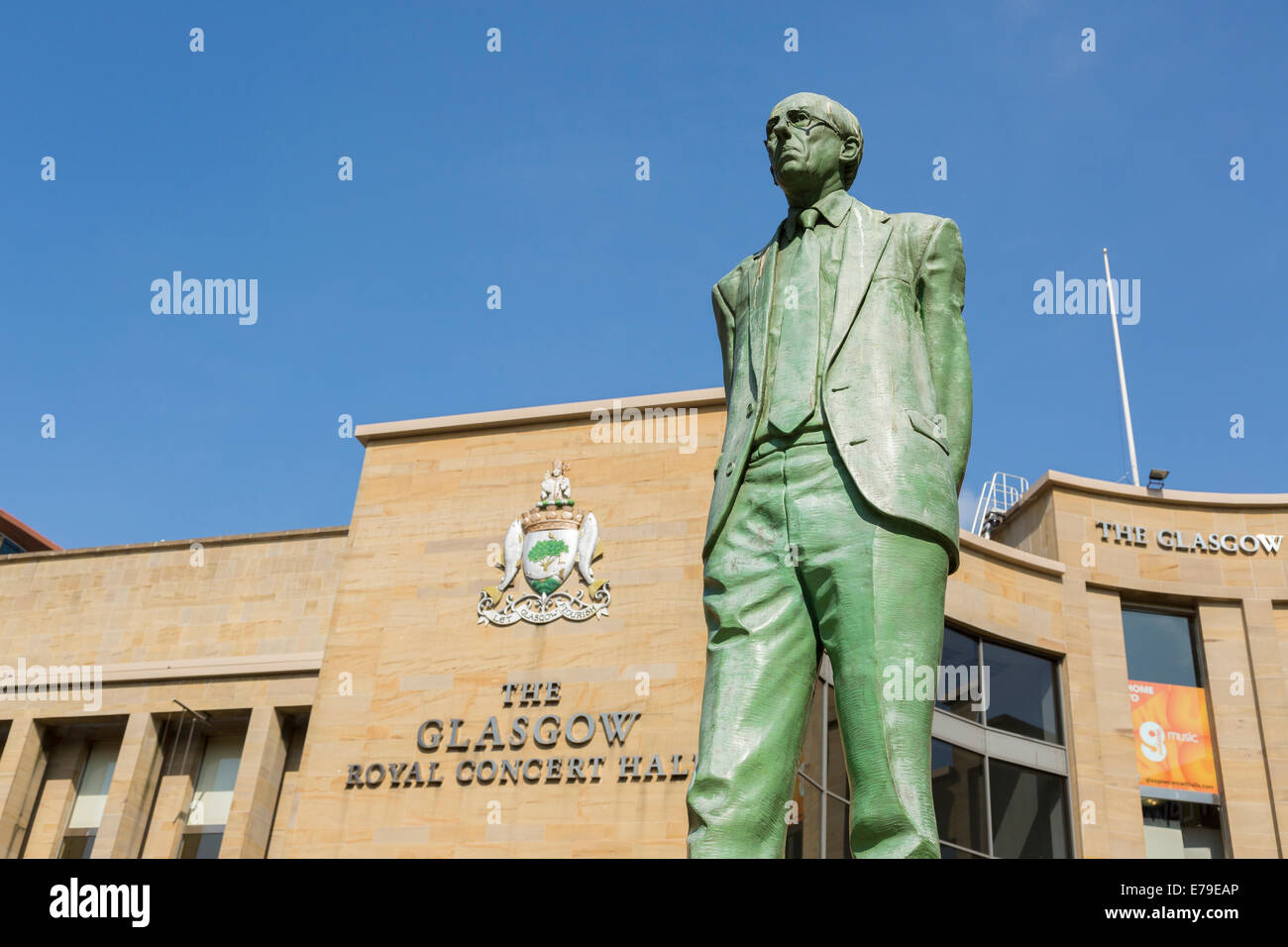 Statue of the Late Donald Campbell Dewar. Scottish Labour Politician ...