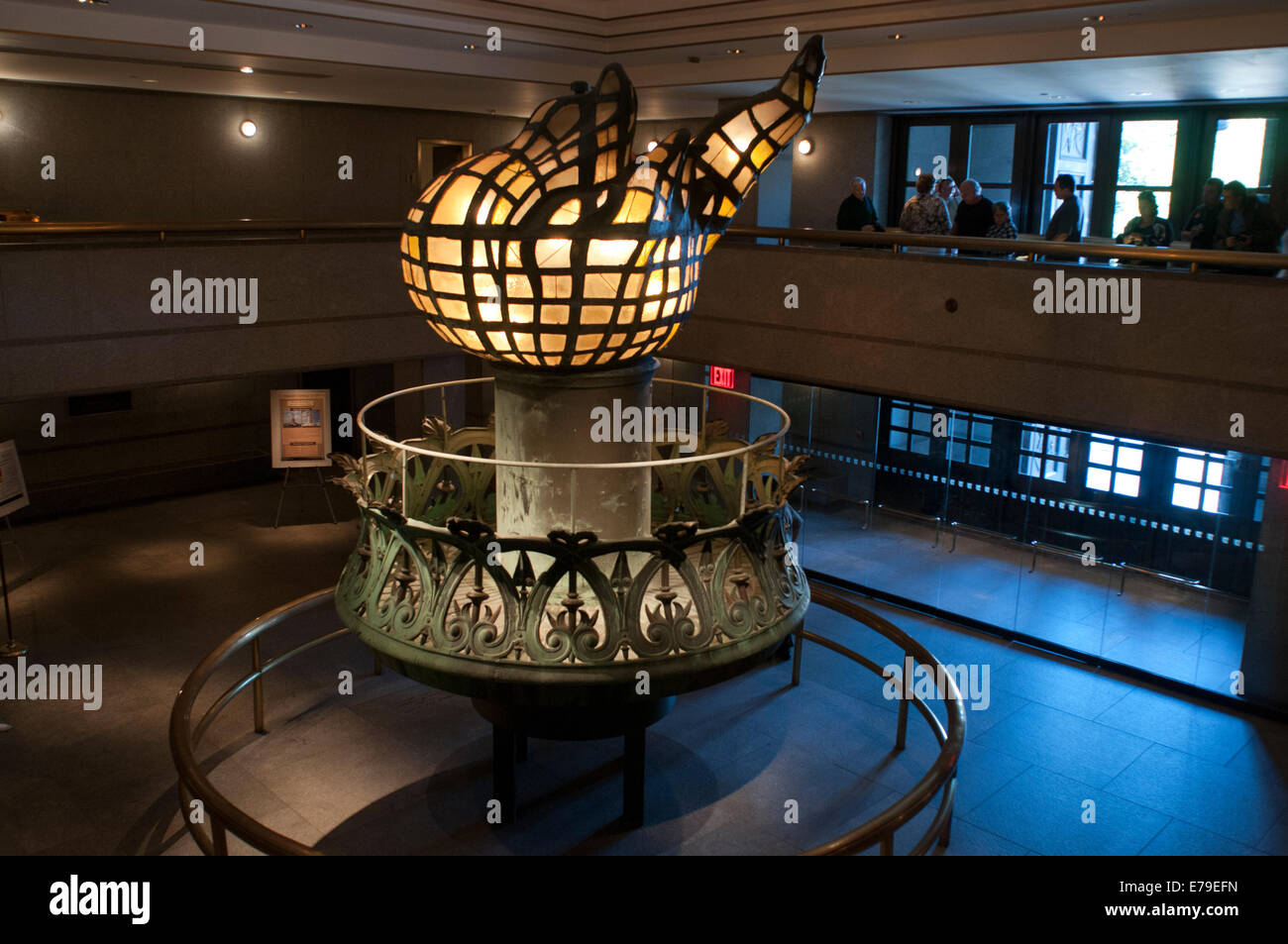 Inside Statue of Liberty, Liberty Island, New York City, New York ...