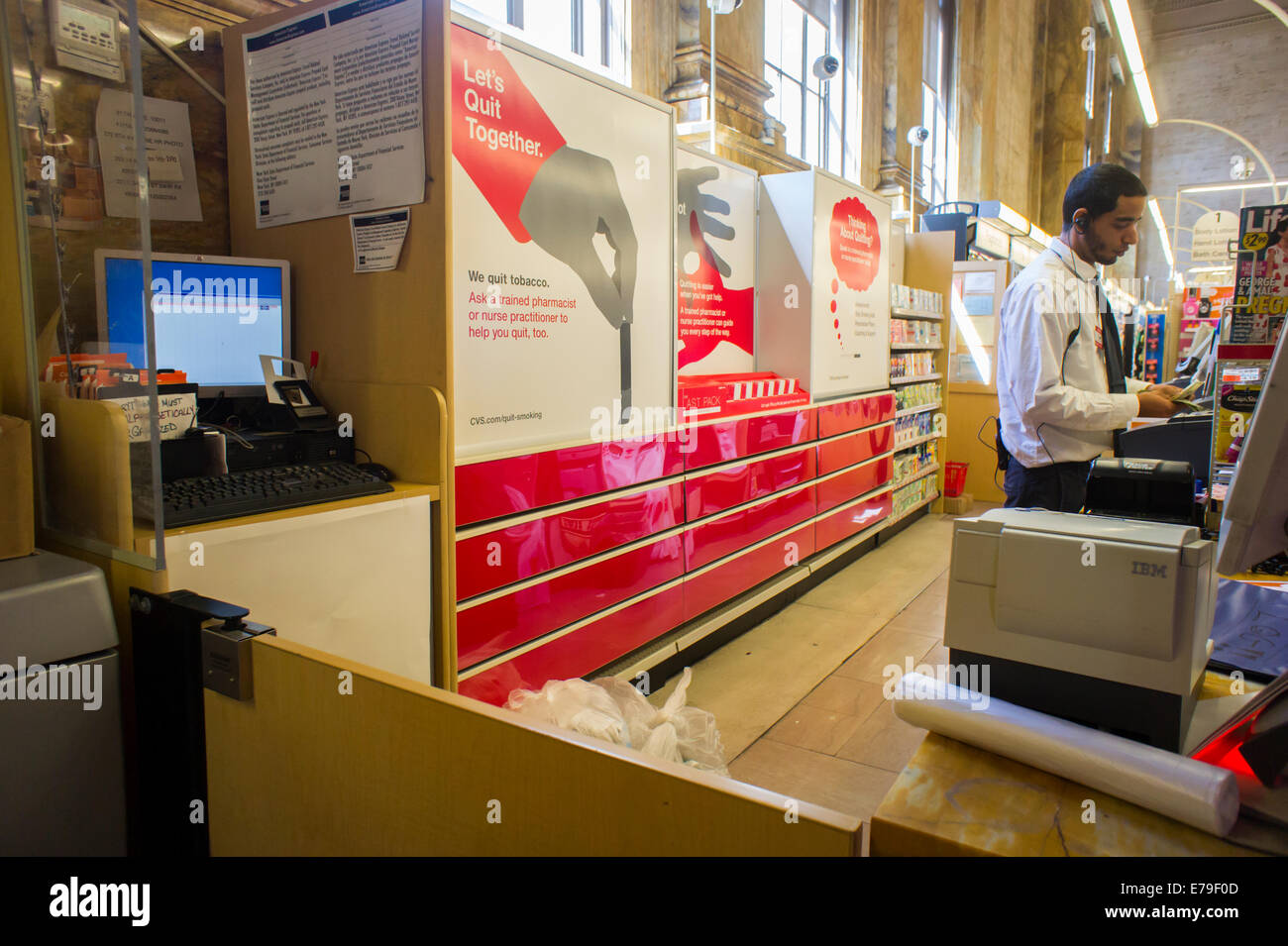 Signs encouraging smokers to quit smoking replace cigarettes and ...