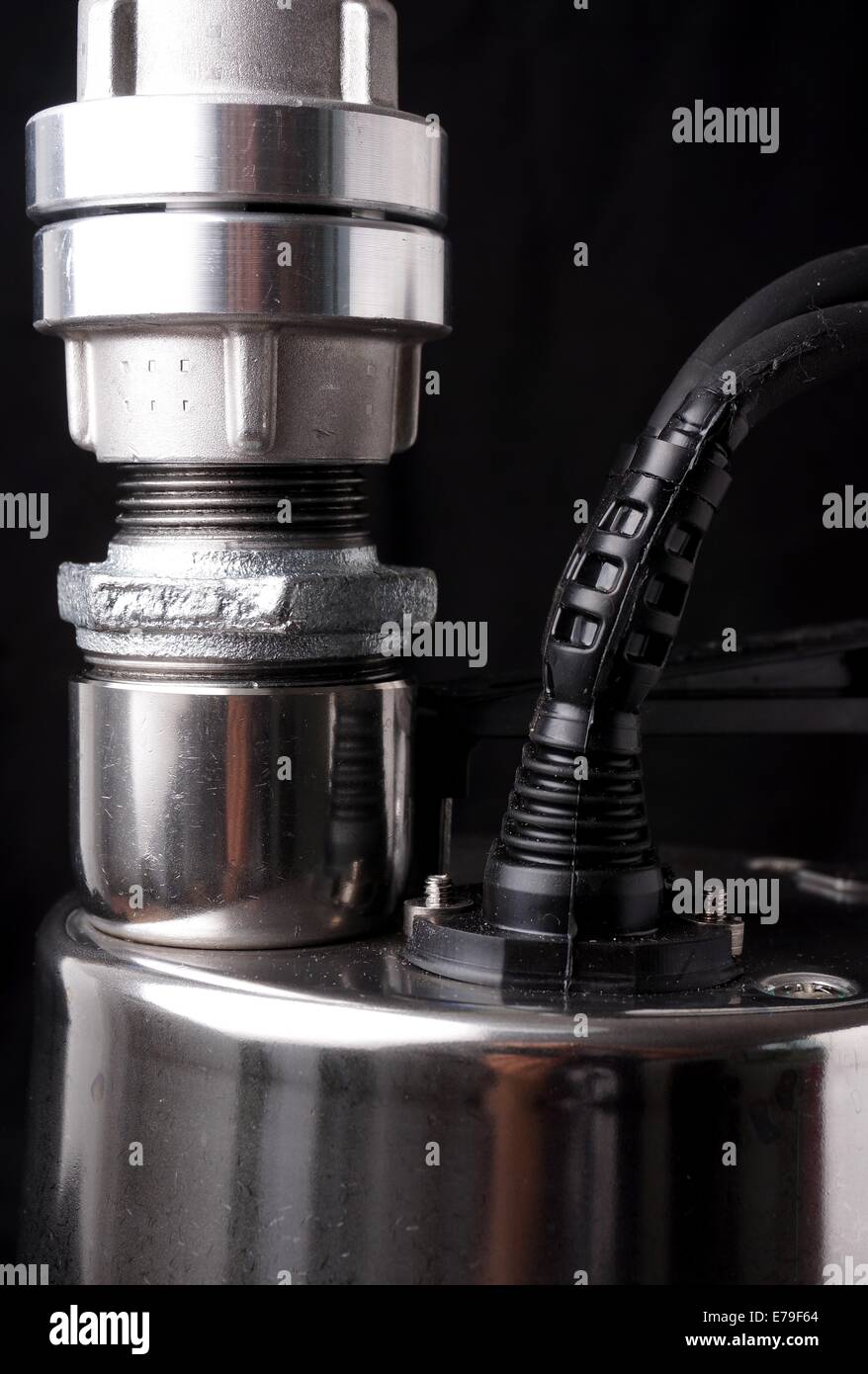 Fire Pump, waterpump, fitting. Macro, close up Stock Photo - Alamy