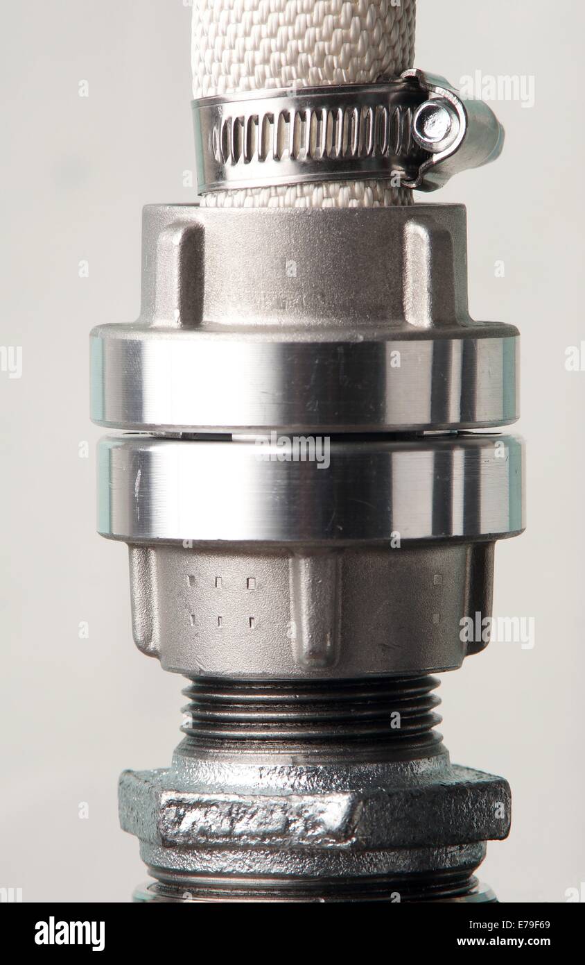Fire Pump, waterpump, fitting. Macro, close up Stock Photo - Alamy