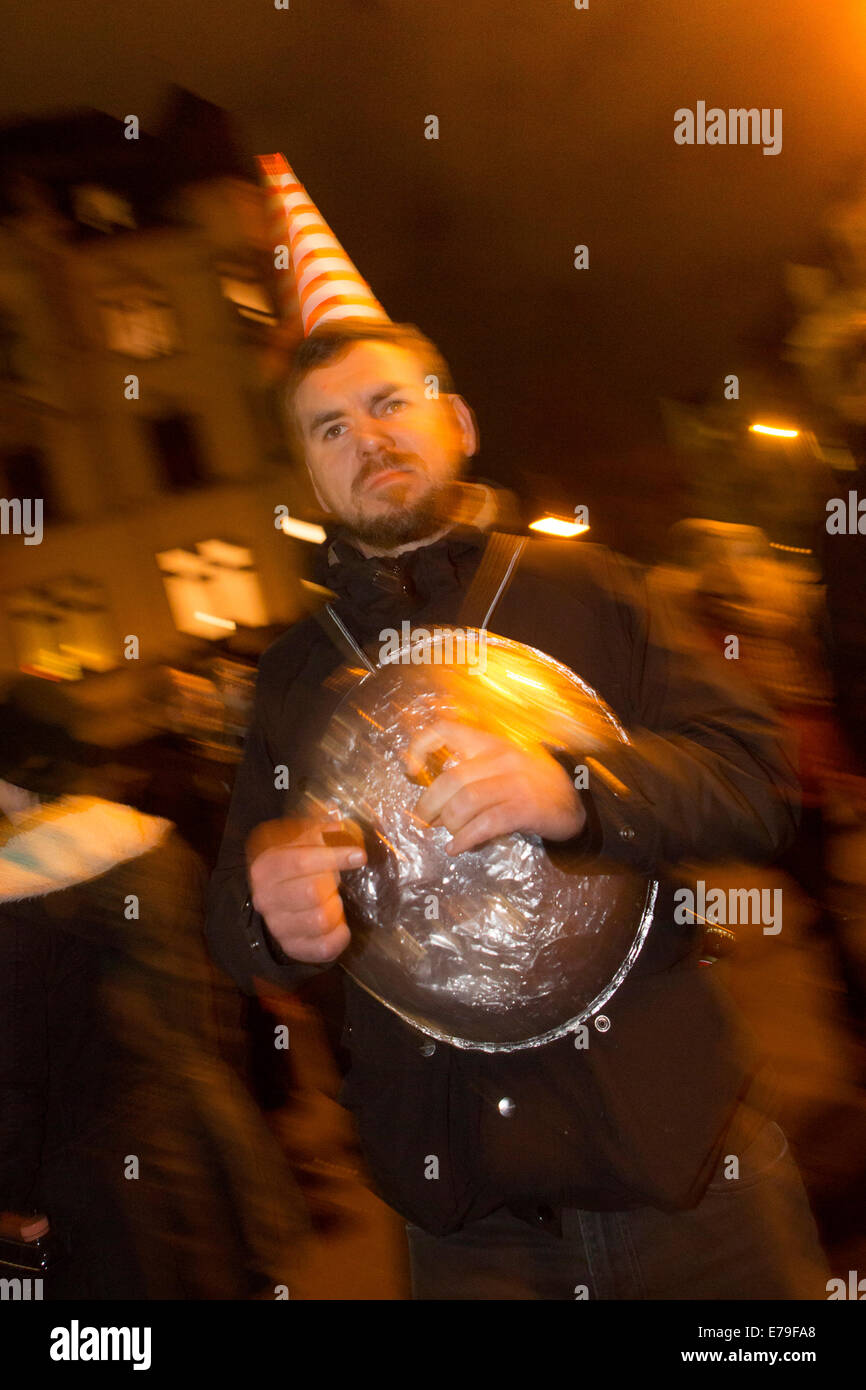 Ghosts procession at the Cologne Carnival in Agnesviertel Stock Photo ...