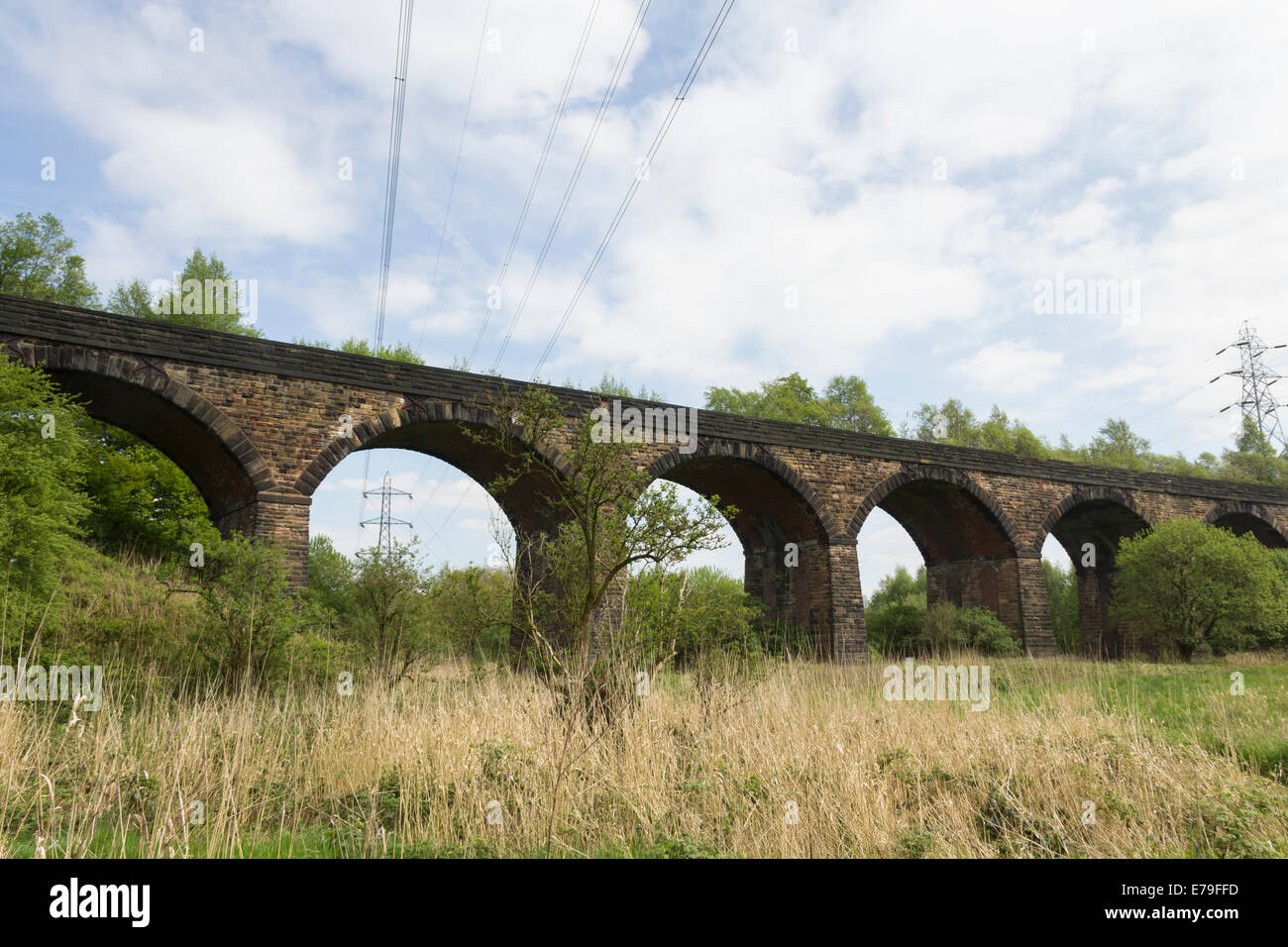 The grade II listed Clifton viaduct, known locally as the13 arch ...