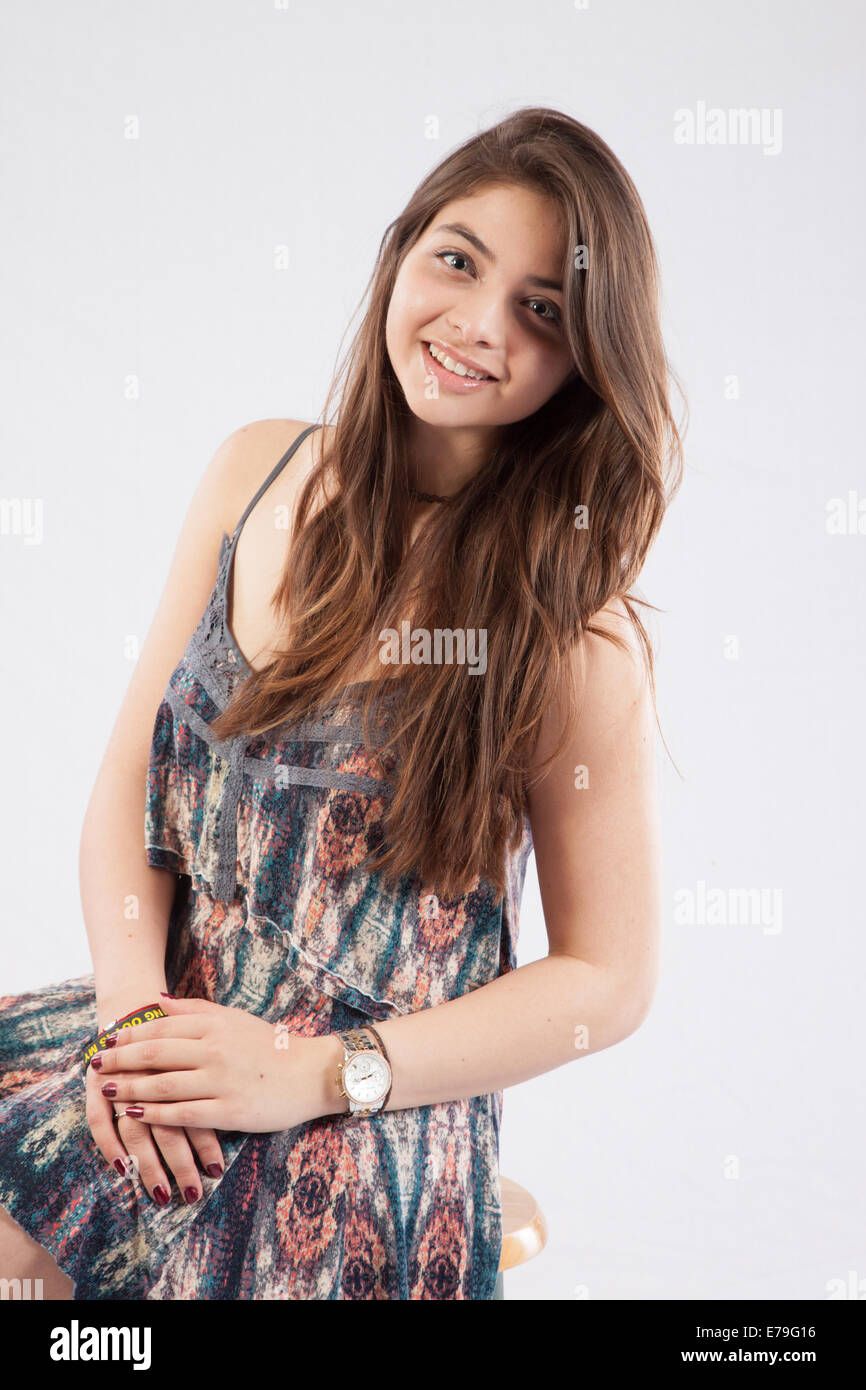 Joyful pretty beautiful white caucasian hi-res stock photography and ...