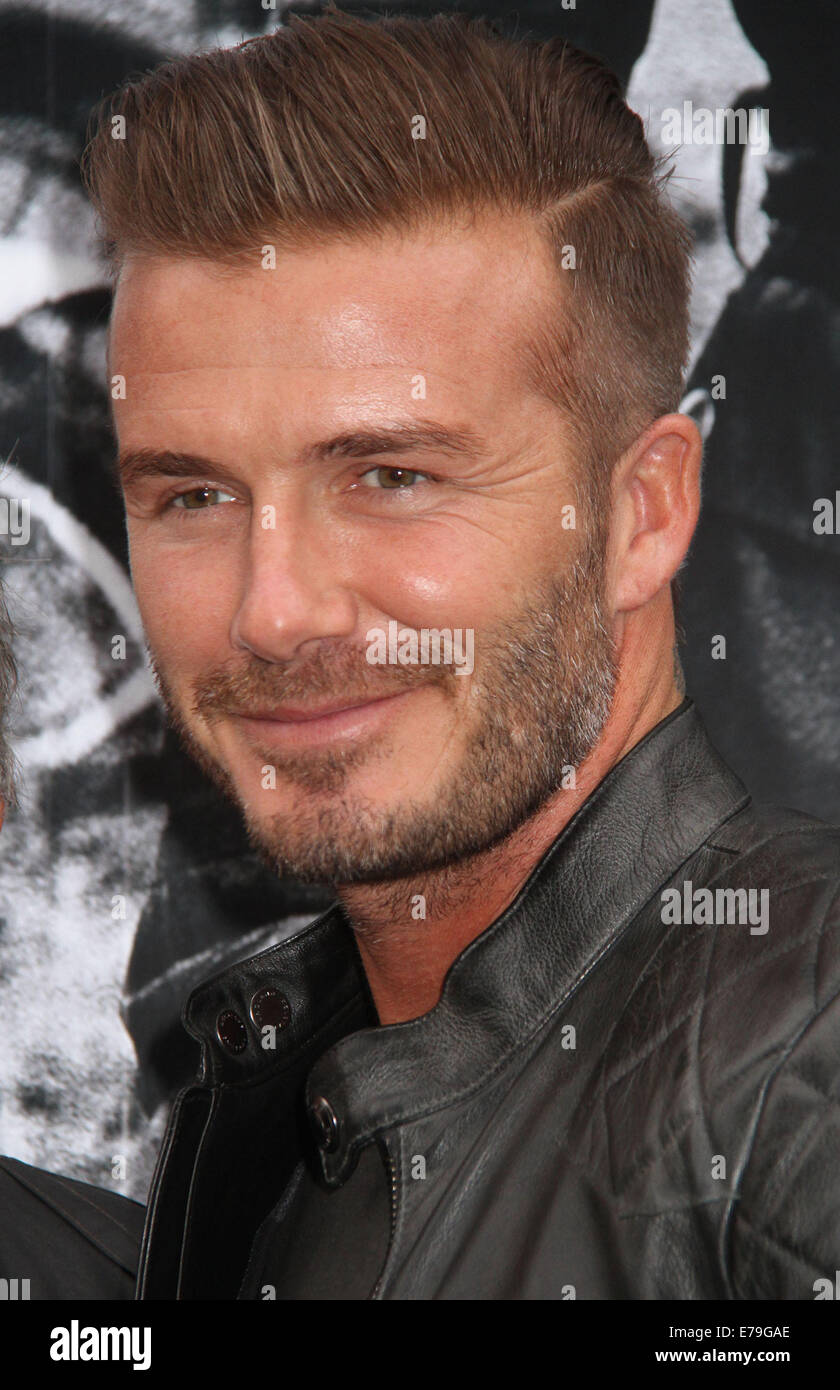 David beckham headshot 2014 hi-res stock photography and images - Alamy
