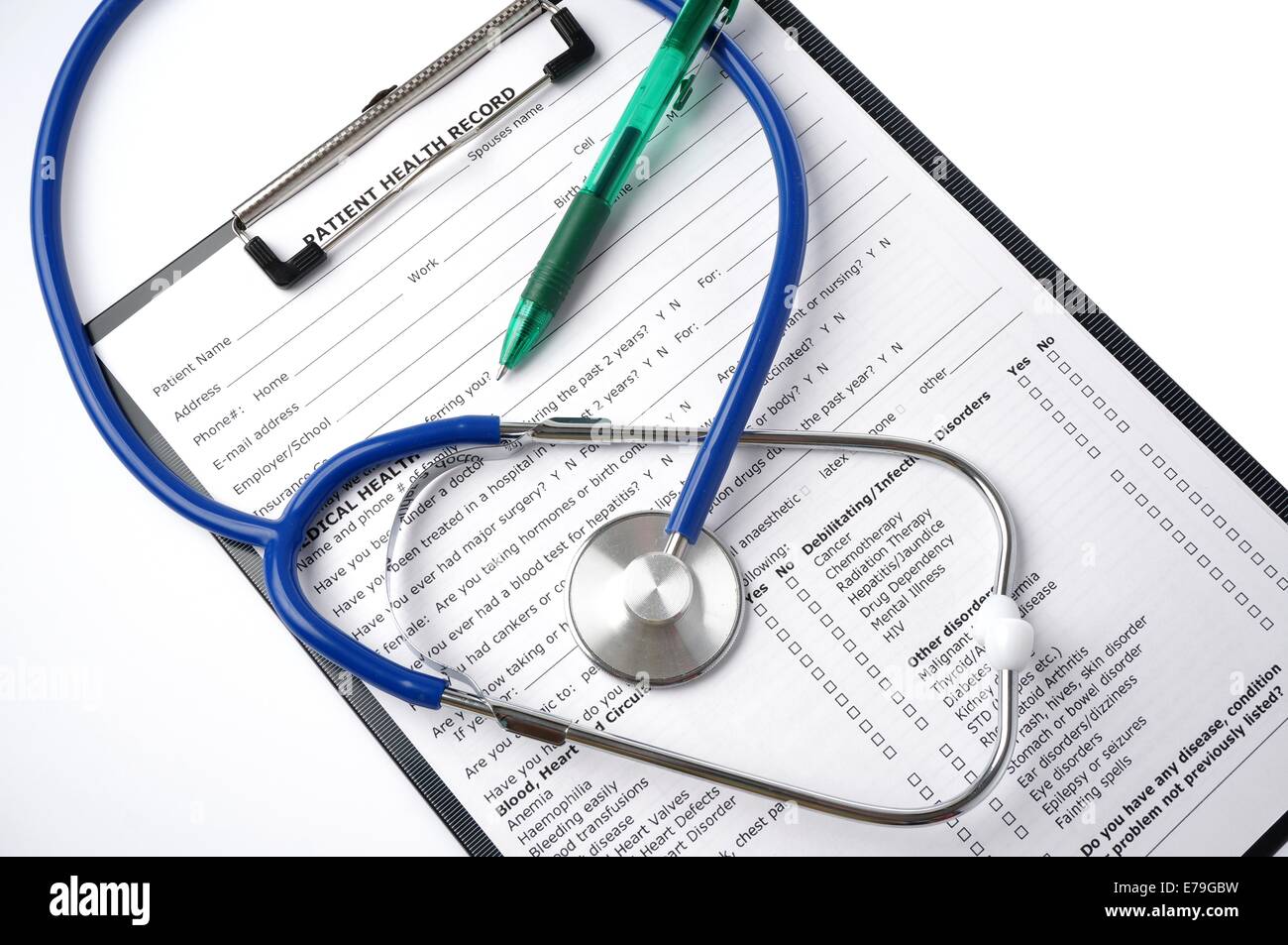 Medical chart pen hi-res stock photography and images - Alamy