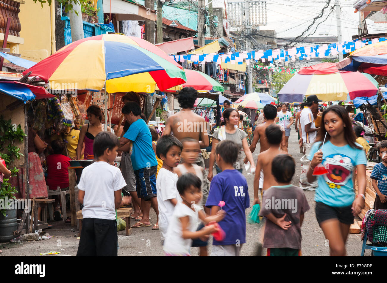 Street scene, Barangay Pasil, Cebu City, Philippines Stock Photo - Alamy