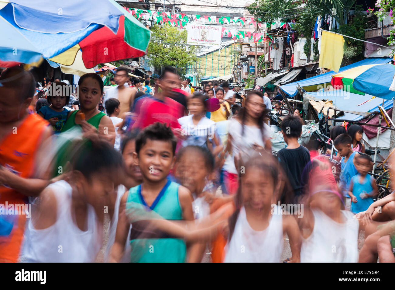Street scene, Barangay Pasil, Cebu City, Philippines Stock Photo - Alamy