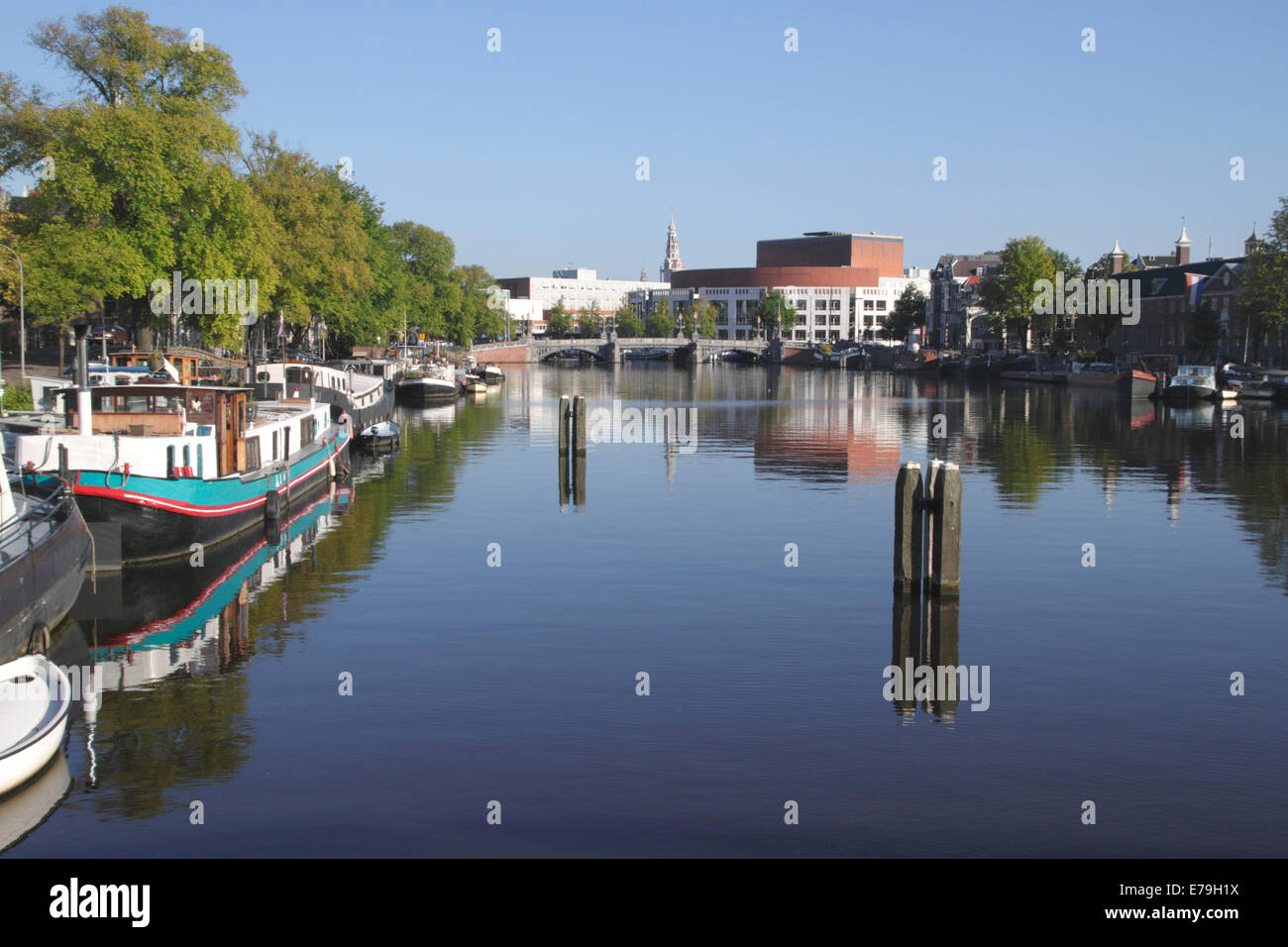 River Amstel Amsterdam Holland Stock Photo - Alamy