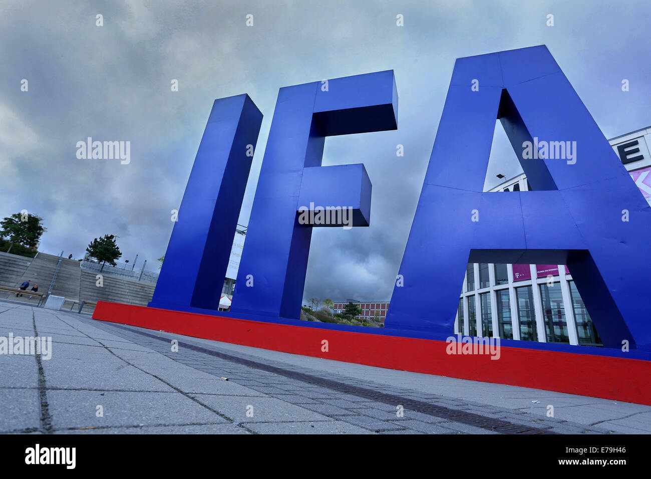 Berlin, Germany. 10th Sep, 2014. The writing IFA is pictured at the ...