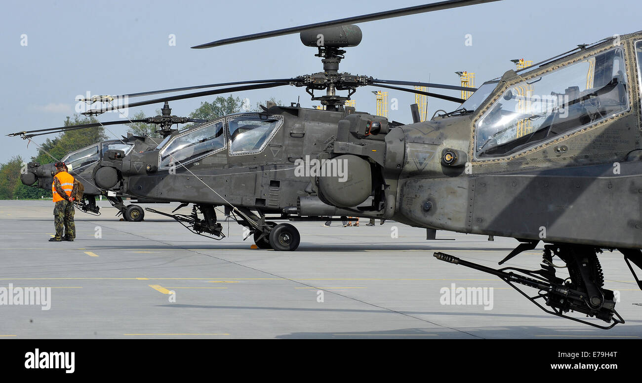 Oslavou, Czech Republic. 10th Sep, 2014. The exercises of NATO troops Ample Strike 2014 (AMSE14 ...