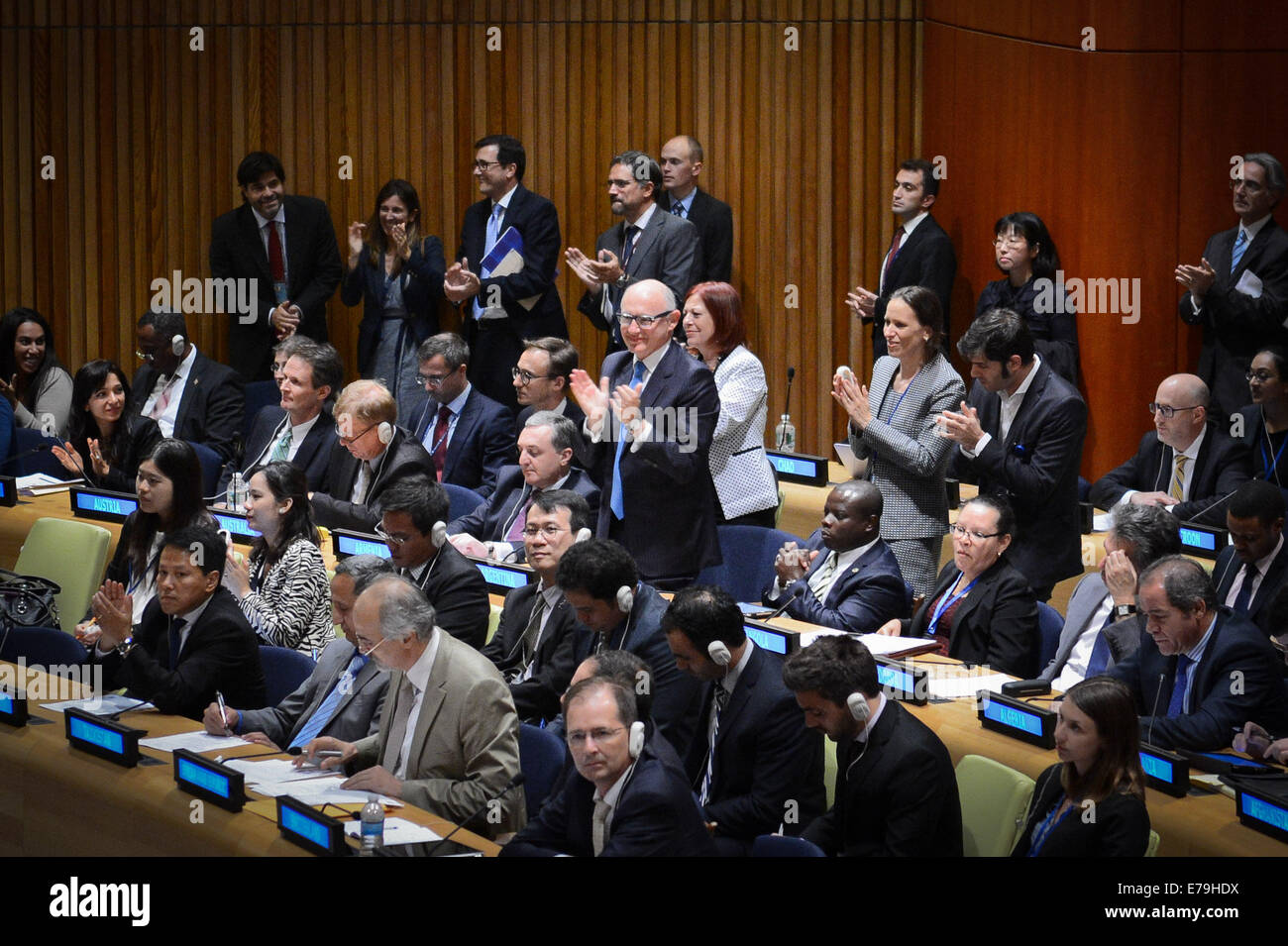 New York, USA. 9th Sep, 2014. Argentinian Foreign Minister Hector ...