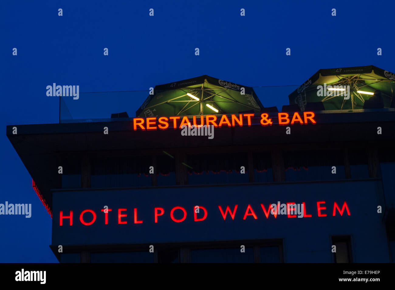 Krakow restaurant sign hi-res stock photography and images - Alamy