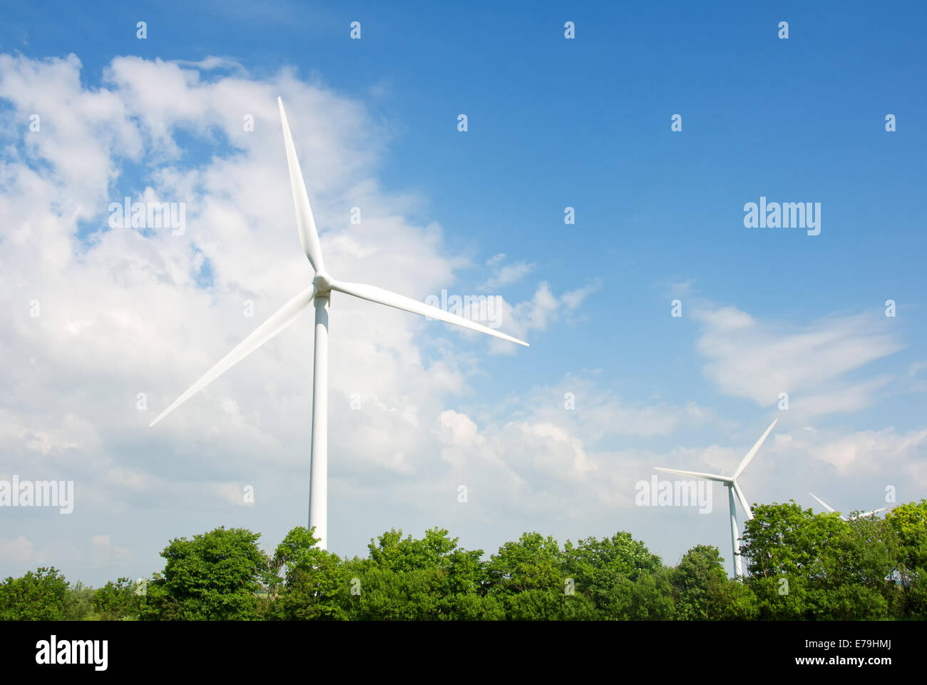 Clean power generation wind turbines Stock Photo - Alamy