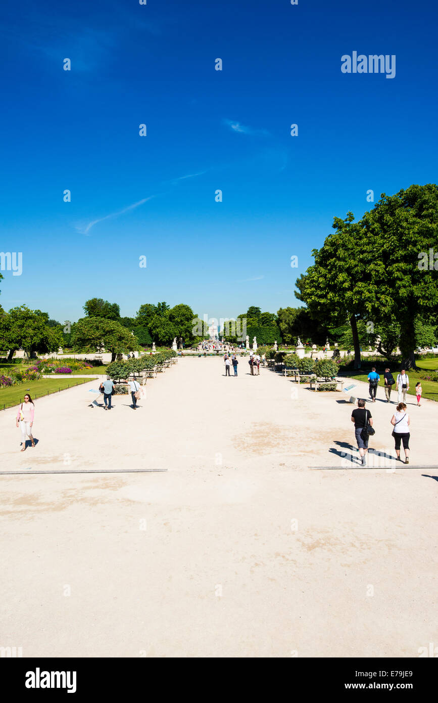 The Tuileries Garden in Paris Stock Photo - Alamy