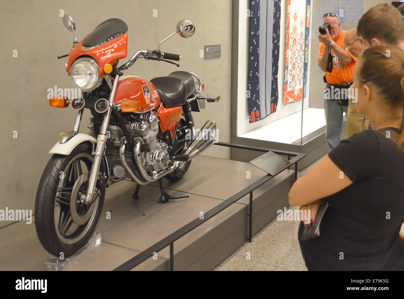 The "Dream Bike" is pictured in the 9/11 Museum in New York, USA, 04 ...