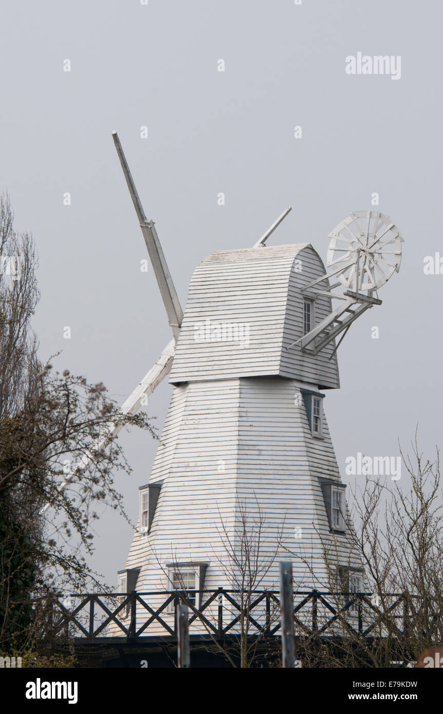 The smock windmill in Rye, East Sussex Stock Photo - Alamy