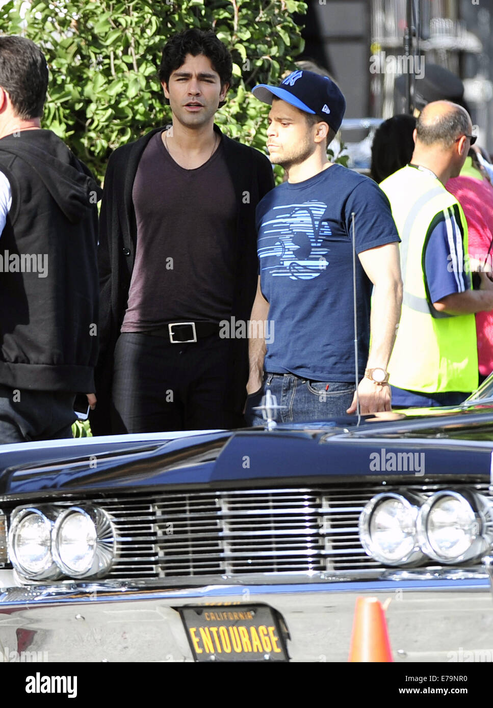 On the set of the 'Entourage' movie Featuring: Atmosphere Where: Los ...