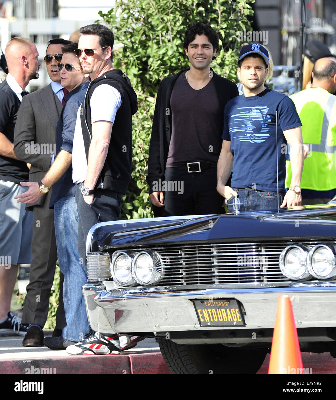 On the set of the 'Entourage' movie Featuring: Atmosphere Where: Los ...