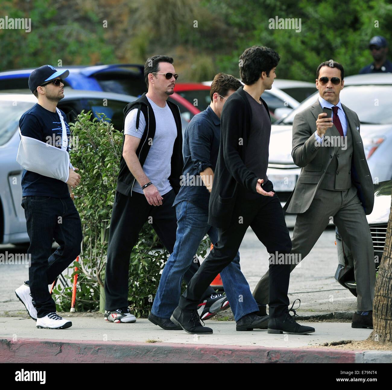 On the set of the 'Entourage' movie Featuring: Atmosphere Where: Los ...