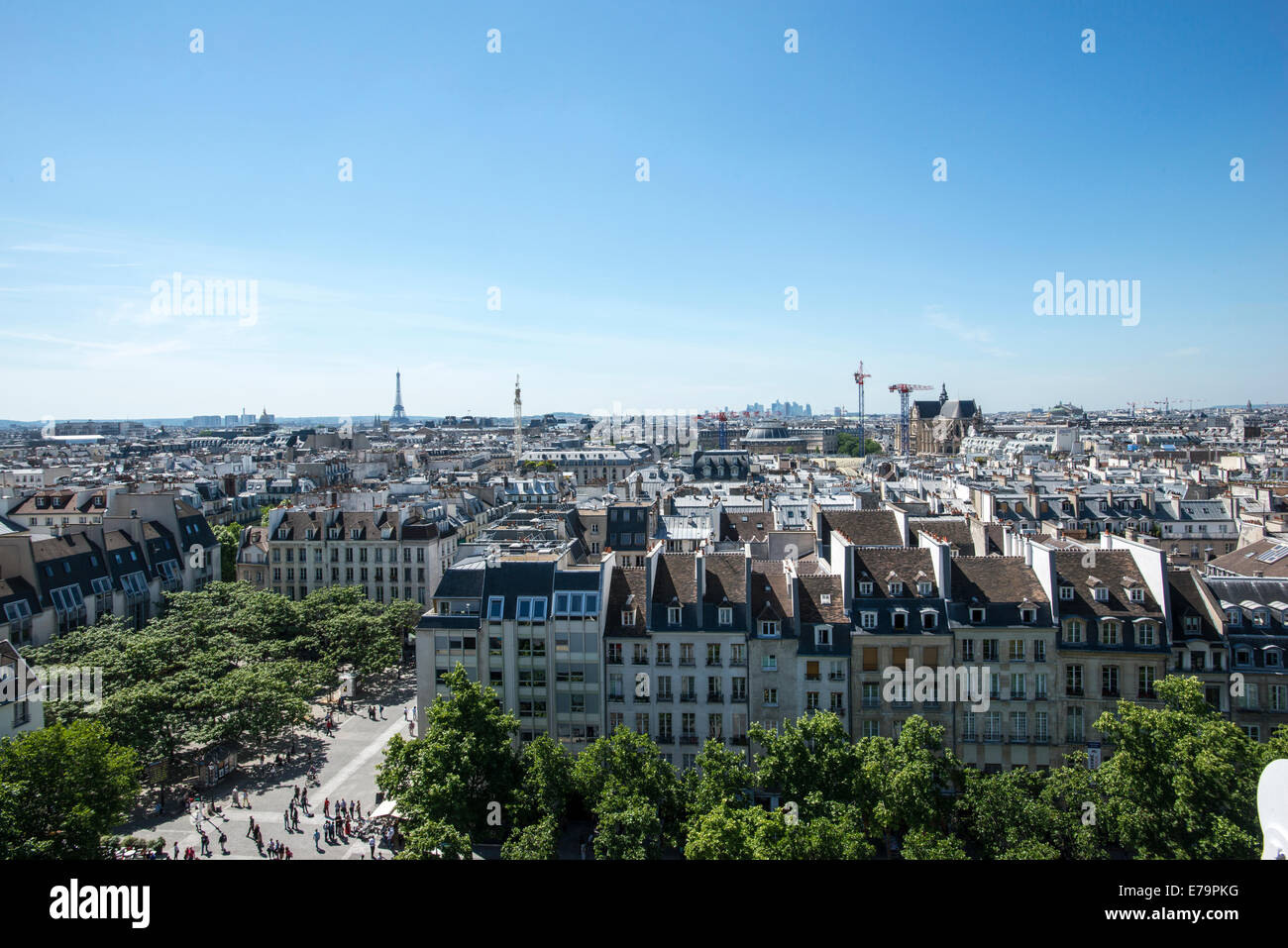 Panoramic view of Paris Stock Photo - Alamy