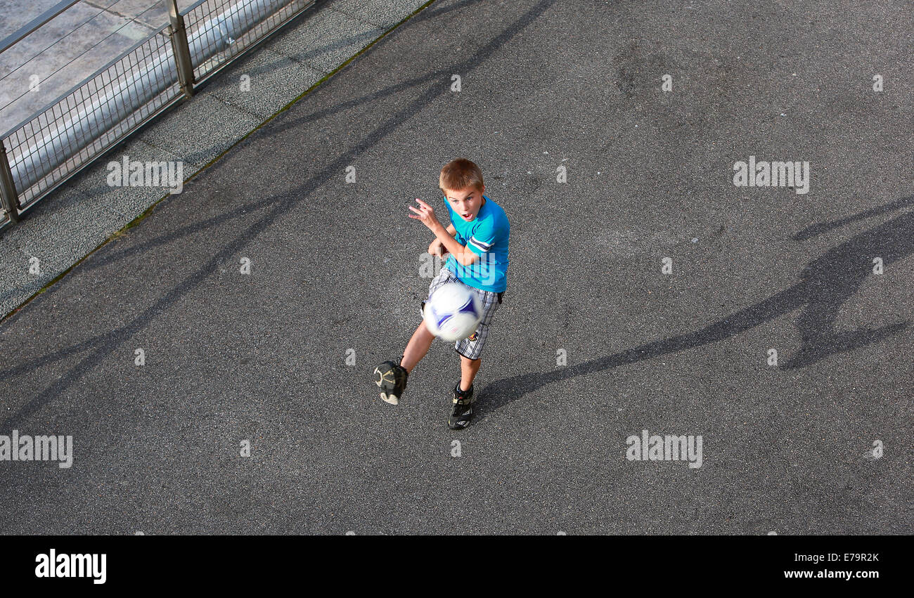 Boy street ball child not girl hi-res stock photography and images - Alamy