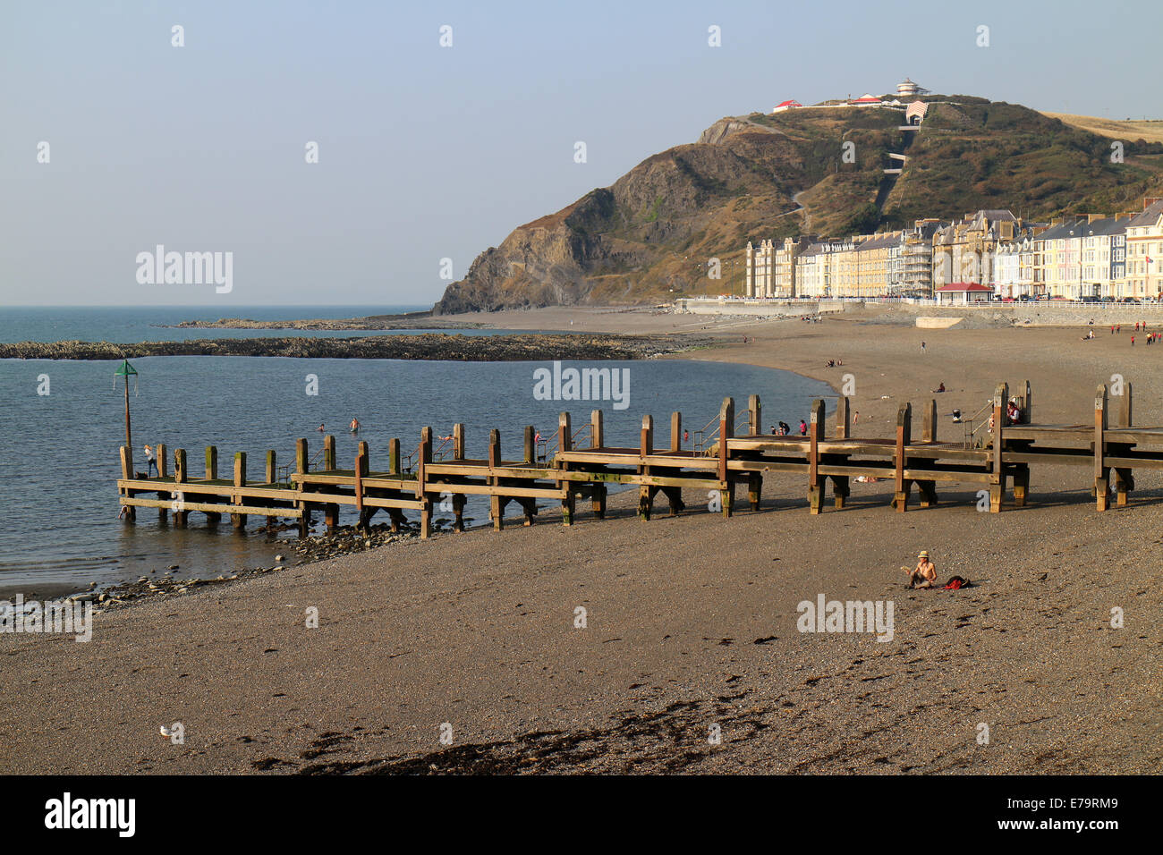 Aberystwyth, Wales, UK. 10th Sep, 2014. Weather: The full moon brings a ...