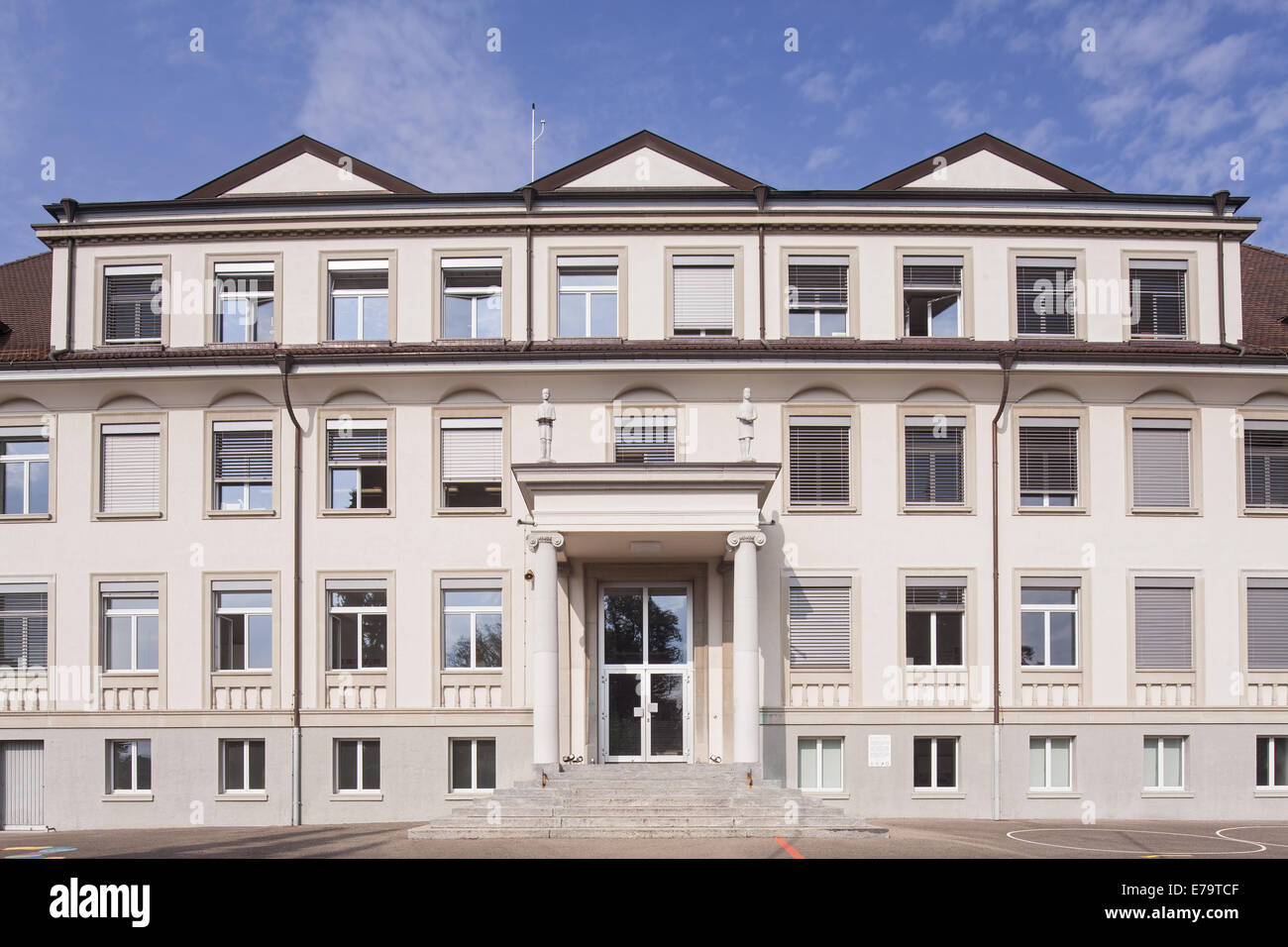 Wallisellen, Switzerland - 10 September, 2014: facade of the ...