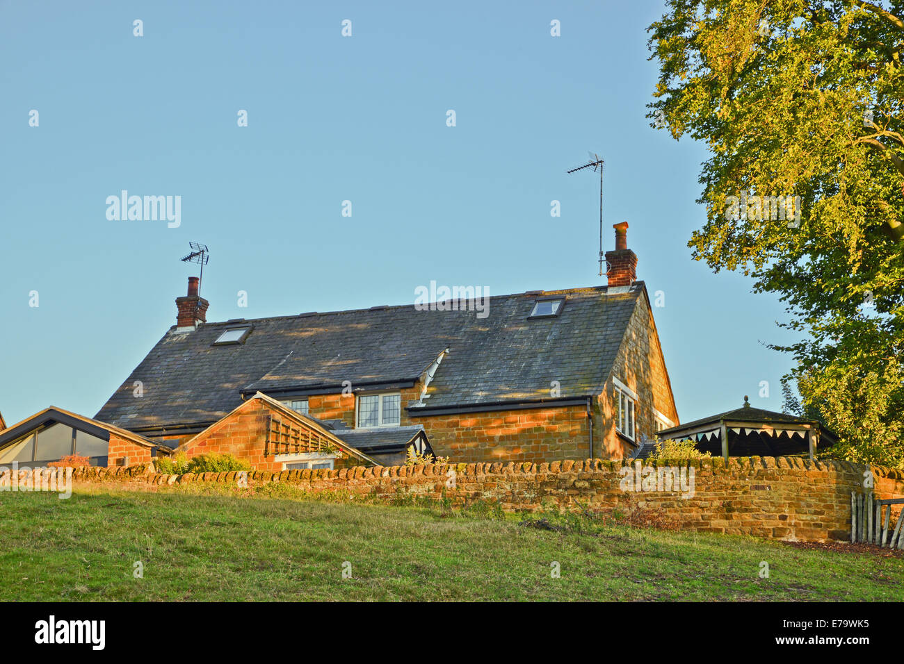 The village of Lower Harlestone Northamptonshire Stock Photo - Alamy