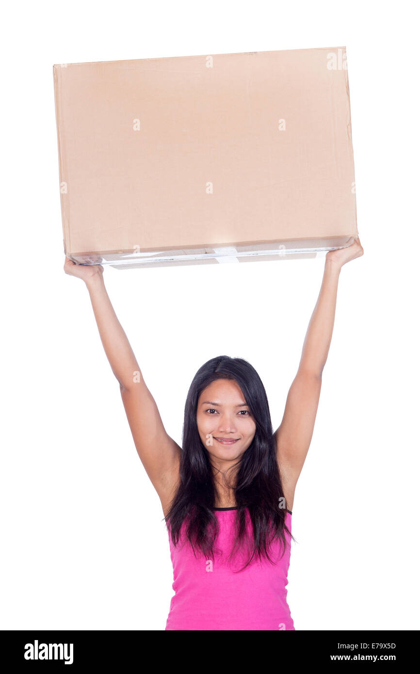 Sending a package Cut Out Stock Images & Pictures - Alamy