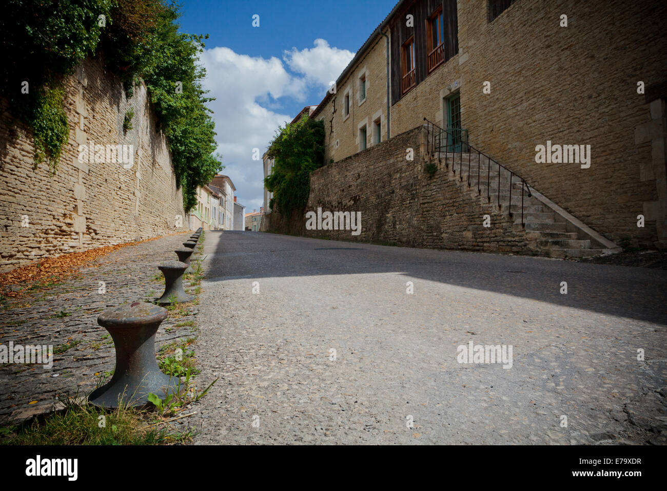 A street scene from rural France Stock Photo - Alamy