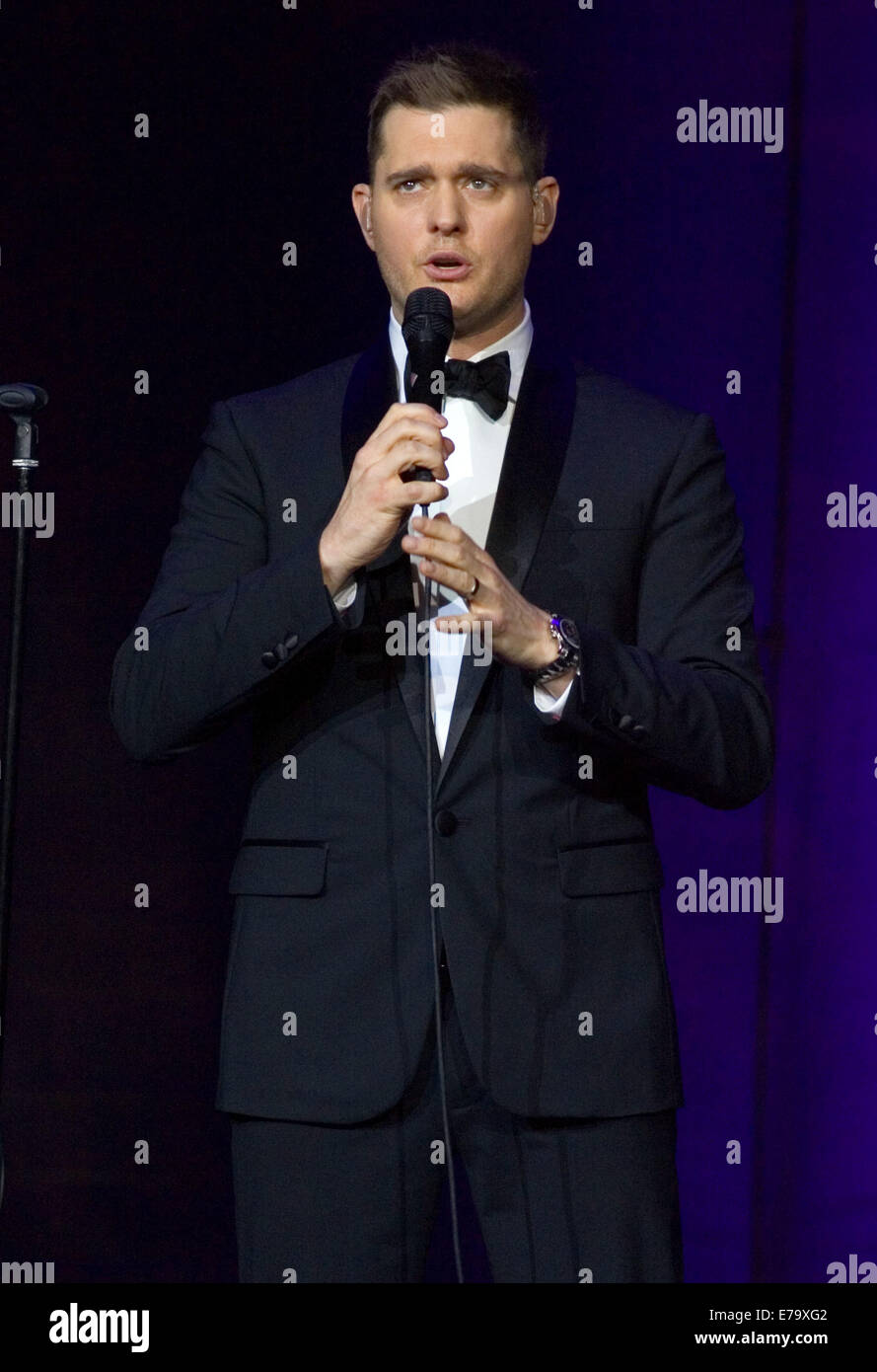 Michael Buble performs live at The SECC Featuring: Michael Buble Where ...