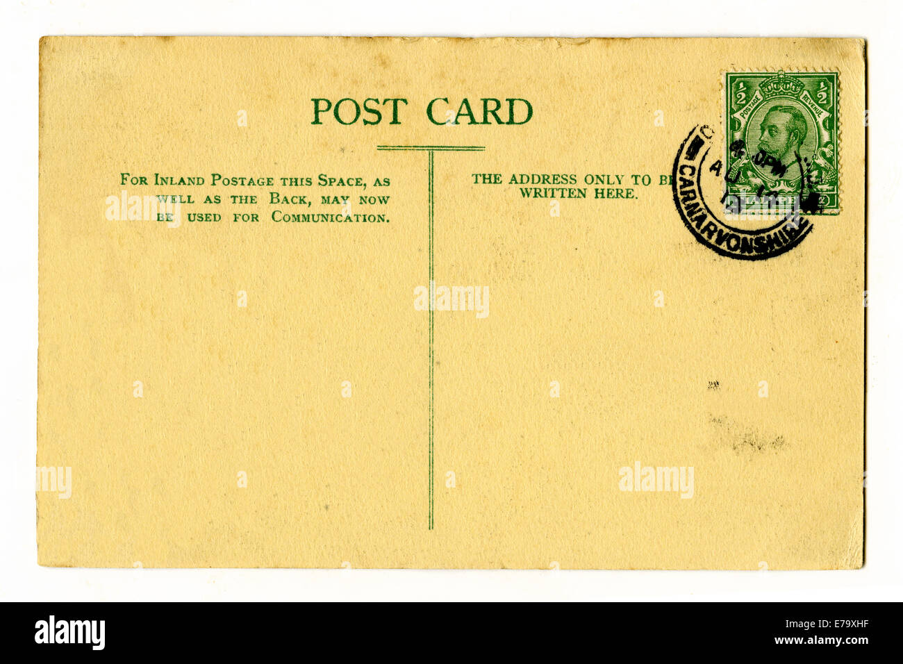 A vintage Postcard over a plain white background Stock Photo - Alamy