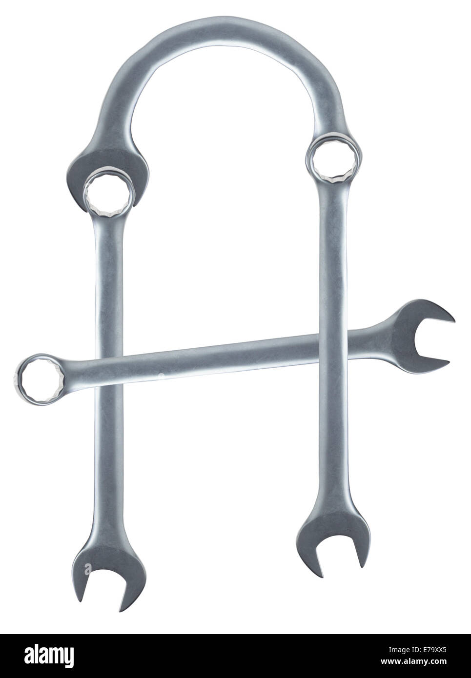 Spanners pattern Cut Out Stock Images & Pictures - Alamy