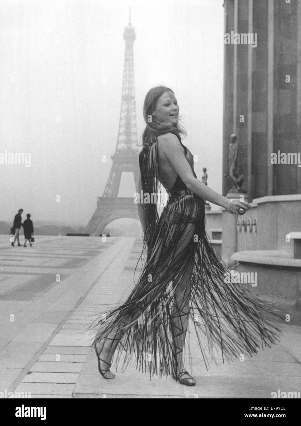 Girl in dress near Black and White Stock Photos & Images - Alamy